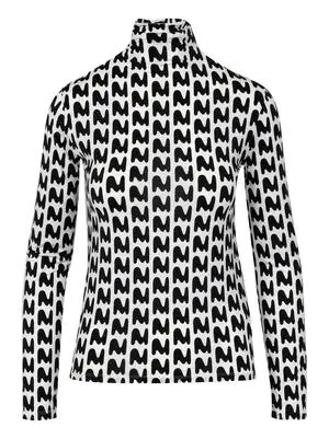 MSGM Printed Long Sleeve Shirt