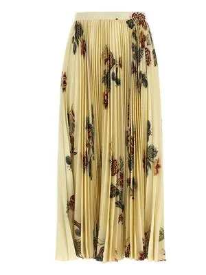 Etro Pleated Midi Skirt - Multicolor