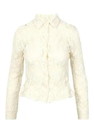 MSGM Lace Shirt - Cream