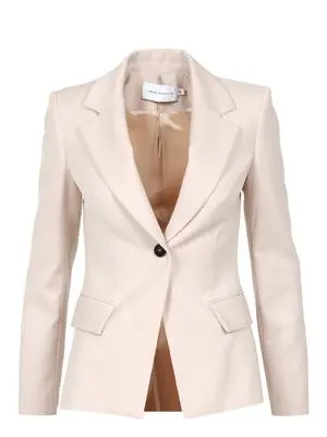 SIMONA CORSELLINI Single-button Blazer - Cream