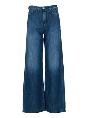 ROY ROGER'S Wide Leg Jeans - Denim