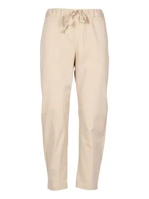SEMICOUTURE Cotton Trousers - Cammello Chiaro