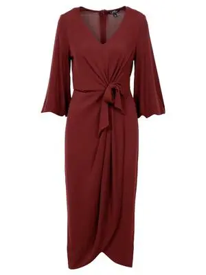 RALPH LAUREN Knot-Front Jersey Dress