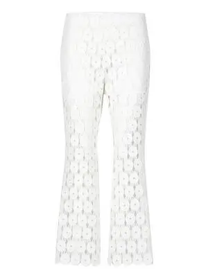 Erika Cavallini Straight Leg Trousers - White