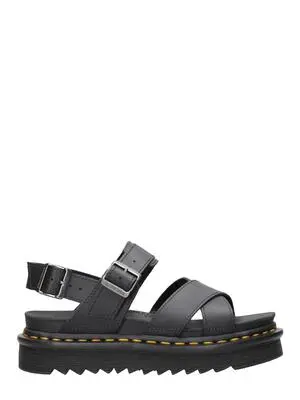 Dr. Martens Leather Platform Sandals - Black