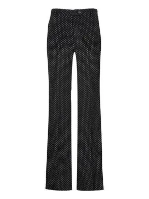 N°21 Polka Dot Trousers - Black