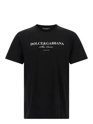 Dolce & Gabbana Printed T Shirt - Black