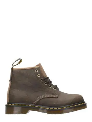 Dr. Martens Leather Boots - Kaki Scuro