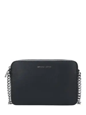 Michael Kors Saffiano Leather Shoulder Bag - Black