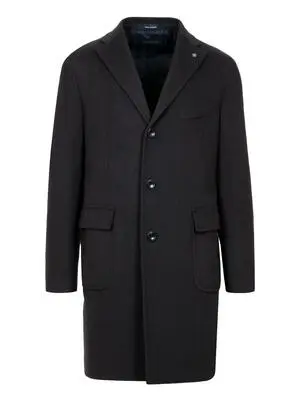 Tagliatore Single-breasted Coat - Black