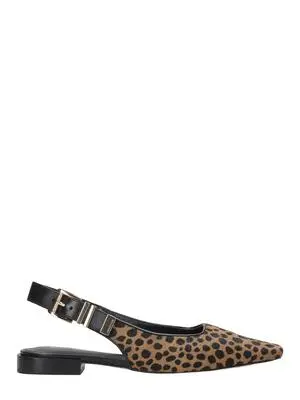 MICHAEL KORS Printed Calfskin Slingbacks
