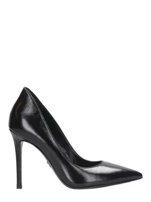 Michael Kors Leather High Heel Pumps - Black