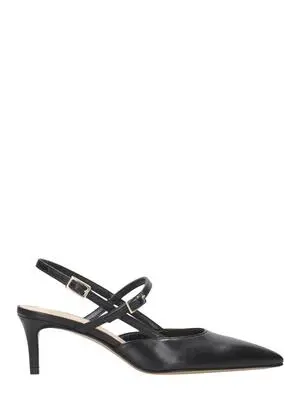 GUGLIELMO ROTTA Leather Pumps With Adjustable Buckle - Black