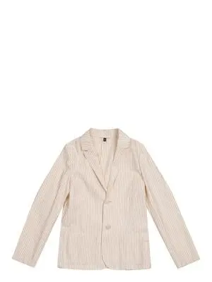 Emporio Armani Cotton Jacket - Beige+bianco