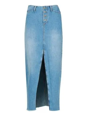 ROY ROGER'S High-waist Skirt - Denim