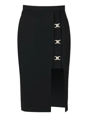 SIMONA CORSELLINI Viscose Skirt With Slit