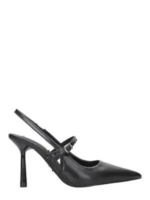 Steve Madden Pointed-toe Spool Heel Pumps - Black