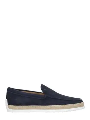 TOD'S Suede Leather Sneakers - Blue