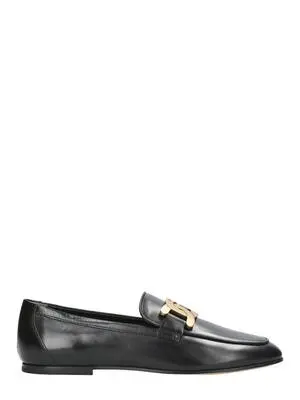 TOD'S Loafer With Chain Accessory - Black