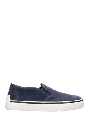 TOD'S Suede Leather Sneakers - Blue