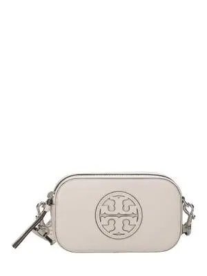 Tory Burch Grained Leather Shoulder Bag - Ivory