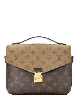 LOUIS VUITTON Monogram Reversed Canvas Pochette Metis - Brown