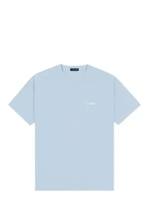 DIME Cursive Small Logo T-shirt - Blue