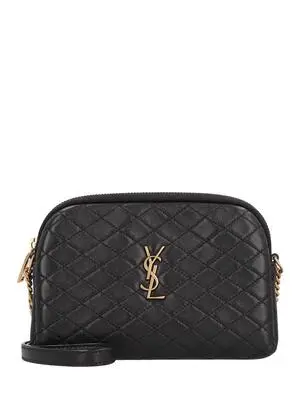 SAINT LAURENT Gaby Leather Camera Bag