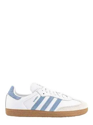 Adidas Samba Og Leather Low-top Trainers - White Alumina Ash Blue