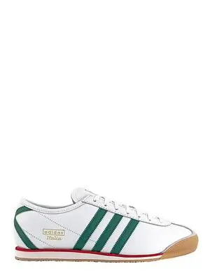 Adidas Italia 70s Leather Low-top Sneakers - White Black Green