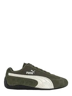 PUMA Speedcat Og Suede Low-top Trainers - Mesh Loden Green Warm Wh