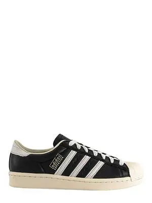 Adidas Superstar Vintage Leather Low-top Trainers - Core Black Core White Cr
