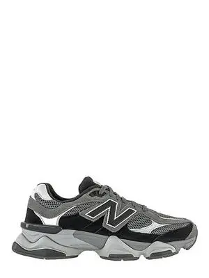 NEW BALANCE 9060 Suede And Mesh Low-top Trainers - Black Grey Grey
