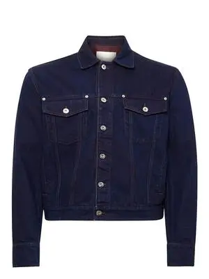 JW Anderson Turn-up Cuff Trucker Jacket - Blue/red