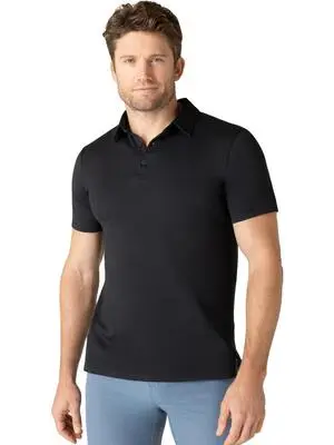 JACK ARCHER Jetsetter Tech Performance Polo Space Black