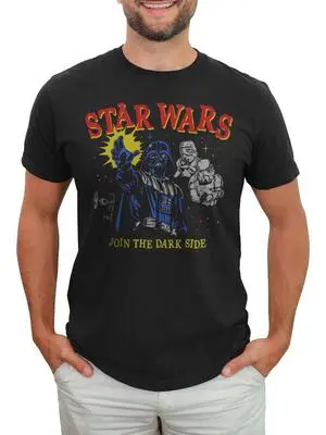 STAR WARS Retro Join The Dark Side T Shirt - Black