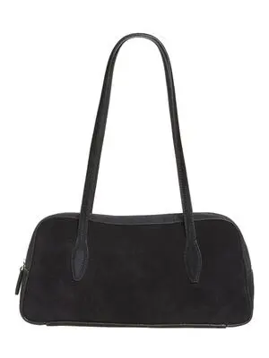 Madewell The Top Zip Suede Shoulder Bag - Juniper Berry