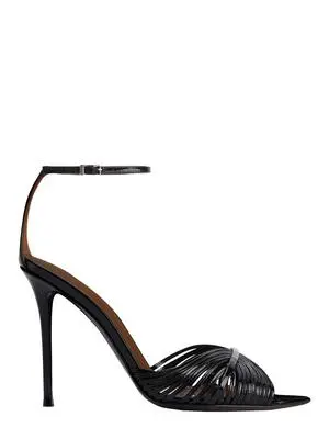 GIUSEPPE ZANOTTI Intriigo Shell 105 Sandals - Black