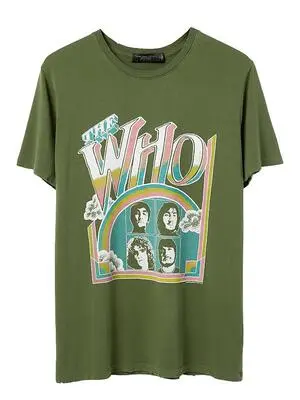 Junk Food Clothing The Who Us Tour '76 Tee - Deep Moss