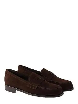 Prada Suede Loafers - Brown
