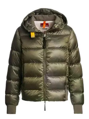 PARAJUMPERS Quilted Hooded Jacket - Green