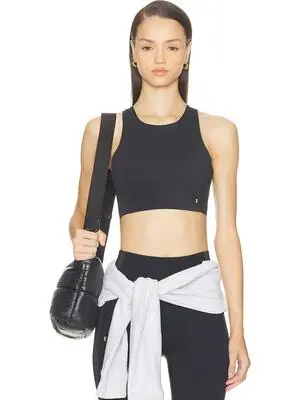 On Core 2-in-1 Crop Top - Black