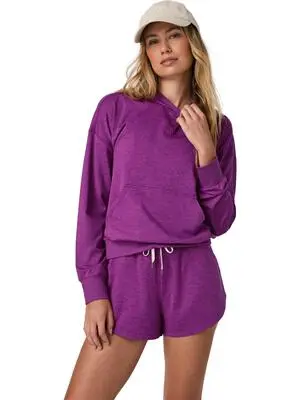 Vuori Halo Modern Pullover Hoodie Magenta Heather