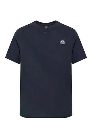 Moose Knuckles Cotton T-shirt Blue