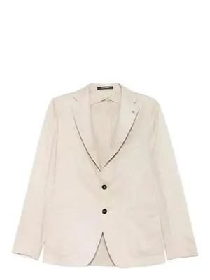 Tagliatore Cashmere Blazer Neutrals