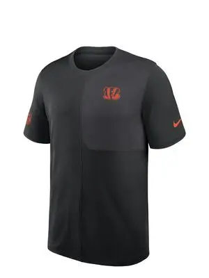 Nike Cincinnati Bengals Sideline Coach Dri-fit Nfl Top - Black