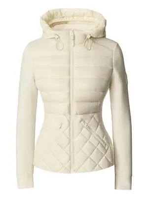 Mackage Agatha Quilted Mixed-media Jacket - Cream