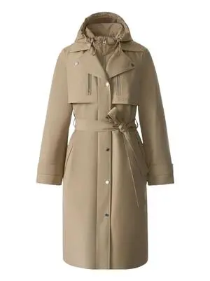 MACKAGE Mackage Siobhan Down Trench Coat With Removable Bib