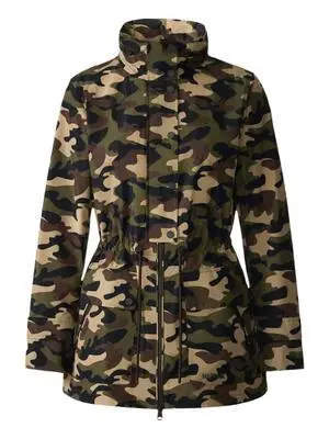 Mackage Medium-length Rain Jacket - Camouflage Print