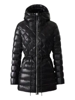 Mackage Diamond Quilted Light Down Jacket - Black